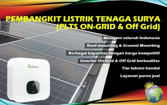 Solar Home System atau PLTS On Grid 1300W – Bumi Energi Surya