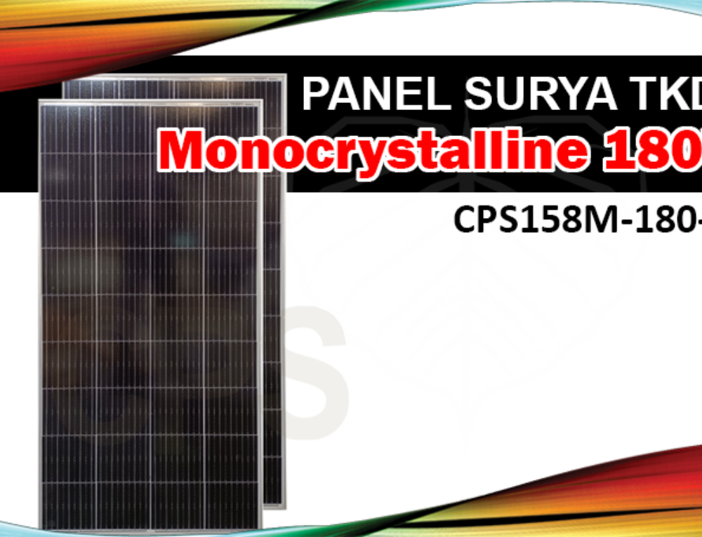 Panel Surya 100WP 18V CPS-SP100W – Bumi Energi Surya
